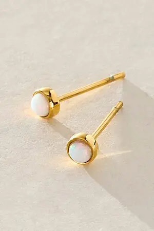 LOVER'S TEMPO Opal Stud Earrings