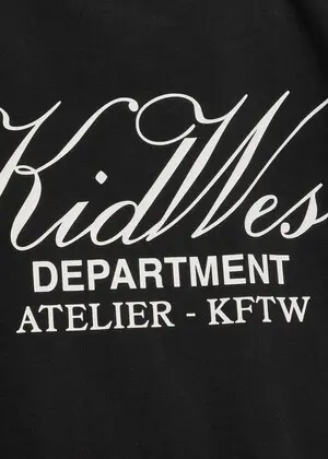 KIDWEST Script Logo-print Cotton T-shirt