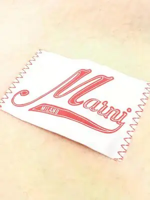 Marni Logo Scarf - Neutrals