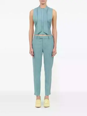 MAISON MARGIELA Sleeveless Wool Twill Top
