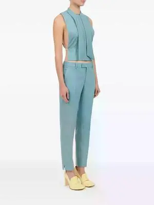 MAISON MARGIELA Sleeveless Wool Twill Top
