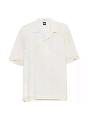 BOSS Geometric-print Short-sleeve Shirt