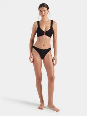 Hunza G Julia Gold Hoop Bikini - Black