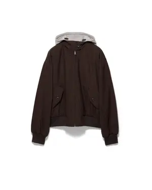 Prada Hooded Jacket - Ebony