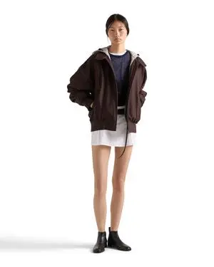 Prada Hooded Jacket - Ebony