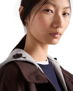 Prada Hooded Jacket - Ebony
