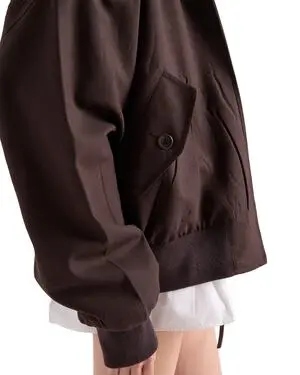 Prada Hooded Jacket - Ebony
