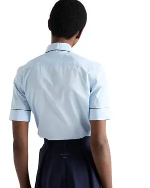 Prada Short-sleeved Poplin Shirt