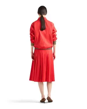 Prada Gabardine Blouson Jacket - Red