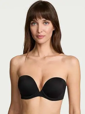 Victoria's Secret Invisible Victoria’s Secret Push-up Strapless Bra - Black