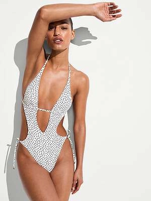Victoria's Secret Swim Side-tie Monokini - Print