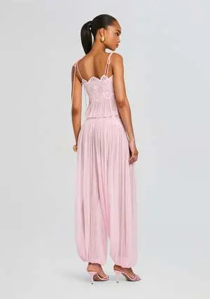 Retrofete Dreamy Chiffon Pant - Rosa