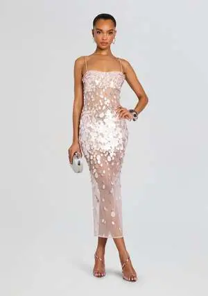 Retrofete Mischa Sequin Dress - Pink