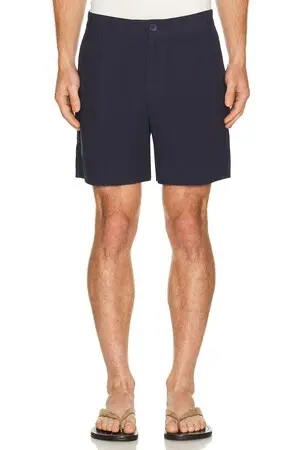 PERCIVAL Pleated Tailored Shorts - Navy