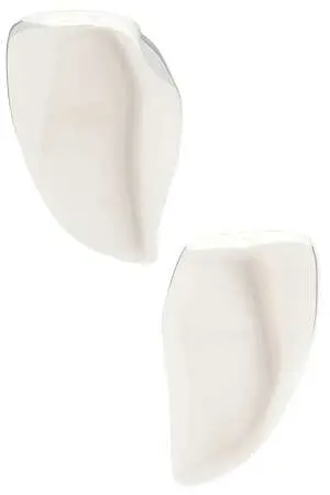Bottega Veneta Sculptural Earrings - Silver