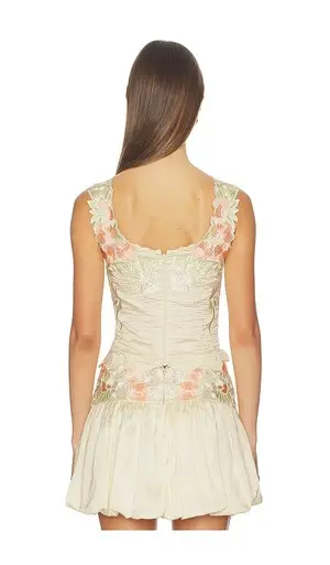 Tularosa Lorraine Embellished Floral Top