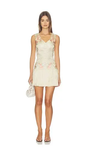 Tularosa Lorraine Embellished Floral Top