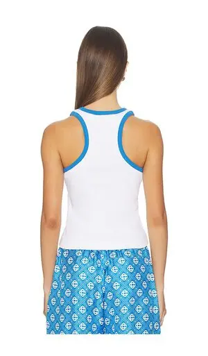 Casablanca Ribbed Tank Top
