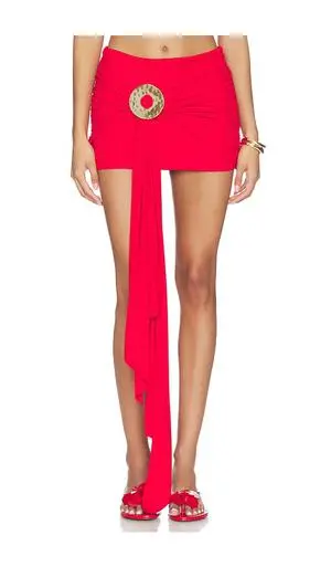Cult Gaia Freesia Skirt - Red