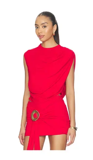 Cult Gaia Celene Top - Red