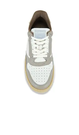 ALLSAINTS Regan Low Top Sneaker - White,grey