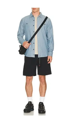 TOPO DESIGNS Utility Chambray Shirt In . Also