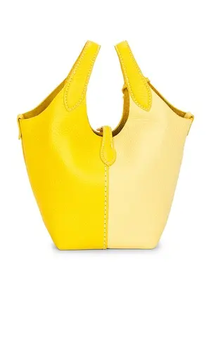 Polo Ralph Lauren Shiny Drum Pebble Small Crossbody Bag - Yellow
