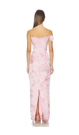 SAU LEE Jackson Brocade Gown