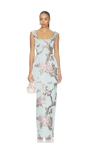 Sau Lee Metallic Evening Dresses