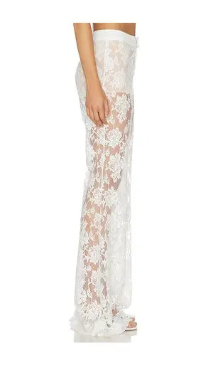 SAU LEE Saphina Lace Flare Pant