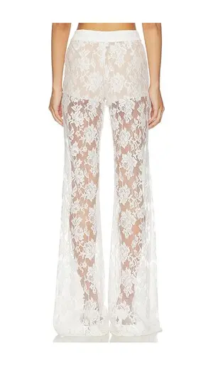 SAU LEE Saphina Lace Flare Pant