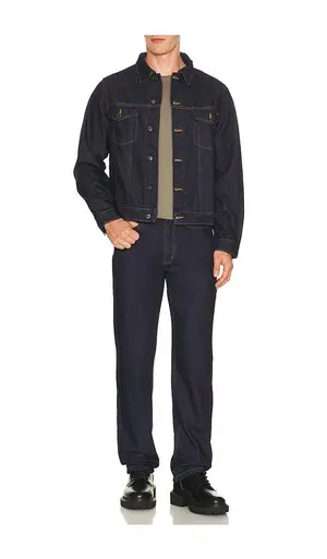 PERCIVAL Western Trucker Jacket - Blue
