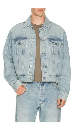 Fear Of God Classic Denim Trucker Jacket - Blue