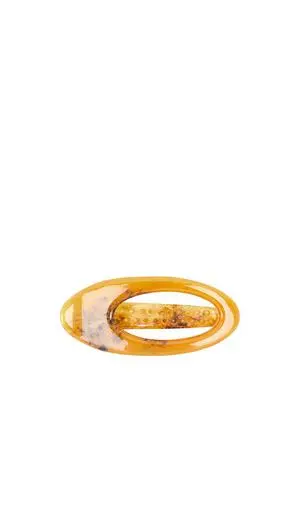 LELET NY Elizabeth Mini Flaw Claw Clip - Orange