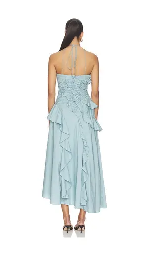 AMUR Ottavia Ruffle Dress