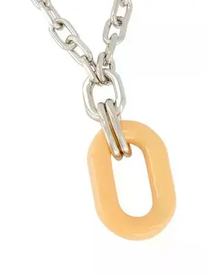 Rabanne Resin-pendant Cable-link Necklace
