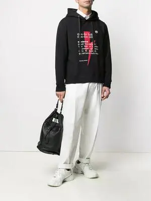 Neil Barrett Thunderbolt-print Hoodie