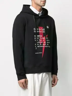 Neil Barrett Thunderbolt-print Hoodie