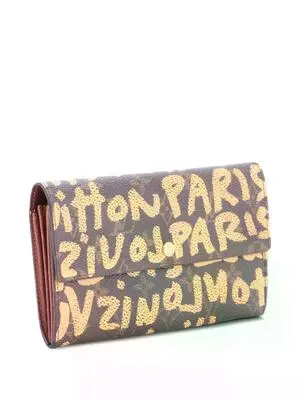 LOUIS VUITTON Sarah Wallet Limited Edition Monogram Graffiti Small Wallets