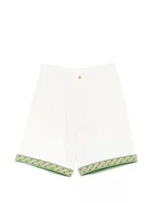 Drole De Monsieur Button Detailed Shorts For Men