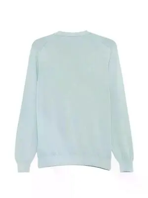 Fedeli Fine-knit Sweater - Blue