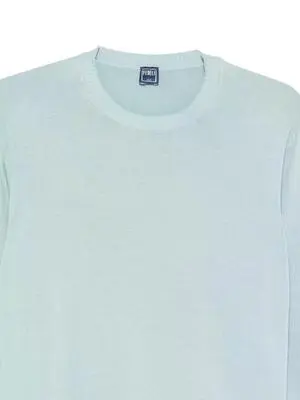 Fedeli Fine-knit Sweater - Blue