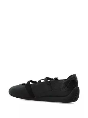 PUMA Speedcat Croc-effect Ballet Flats - Black