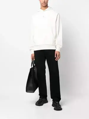 Calvin Klein Logo-print Hoodie - White