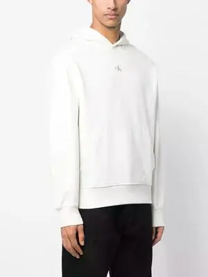 Calvin Klein Logo-print Hoodie - White