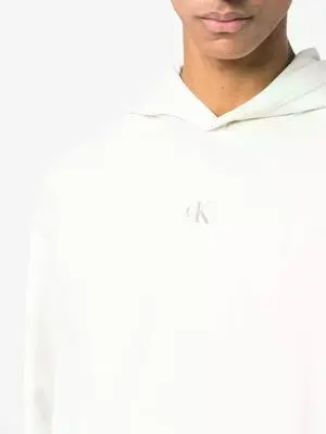 Calvin Klein Logo-print Hoodie - White