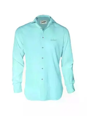 MC2 SAINT BARTH Logo Shirt - Blue