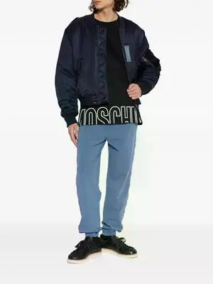 Moschino Logo Drawstring Track Pants
