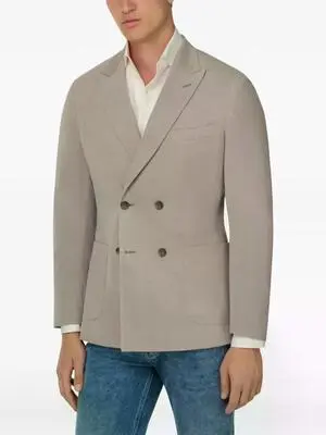 Boggi Milano Double-breasted Patch-pockets Blazer