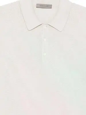 Corneliani Waffle-knit Polo Shirt